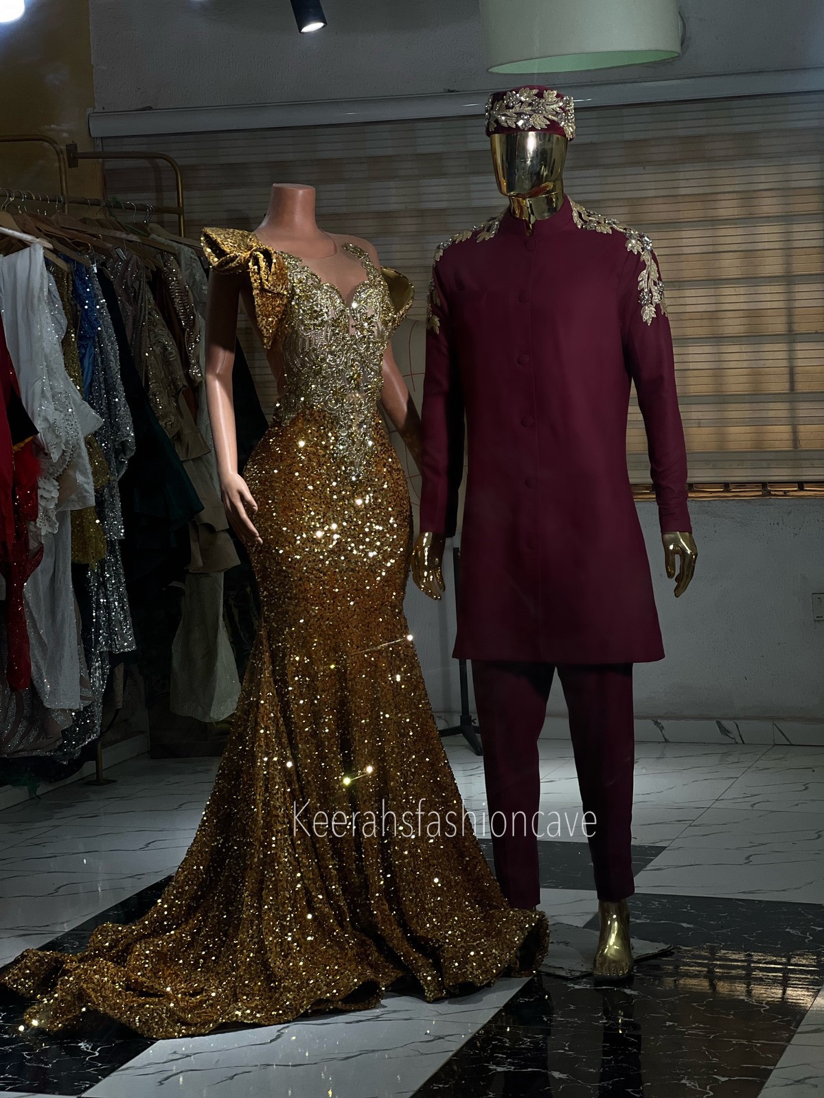 Couple prom clothes, prom dress, prom suit, couple matching wedding out ...