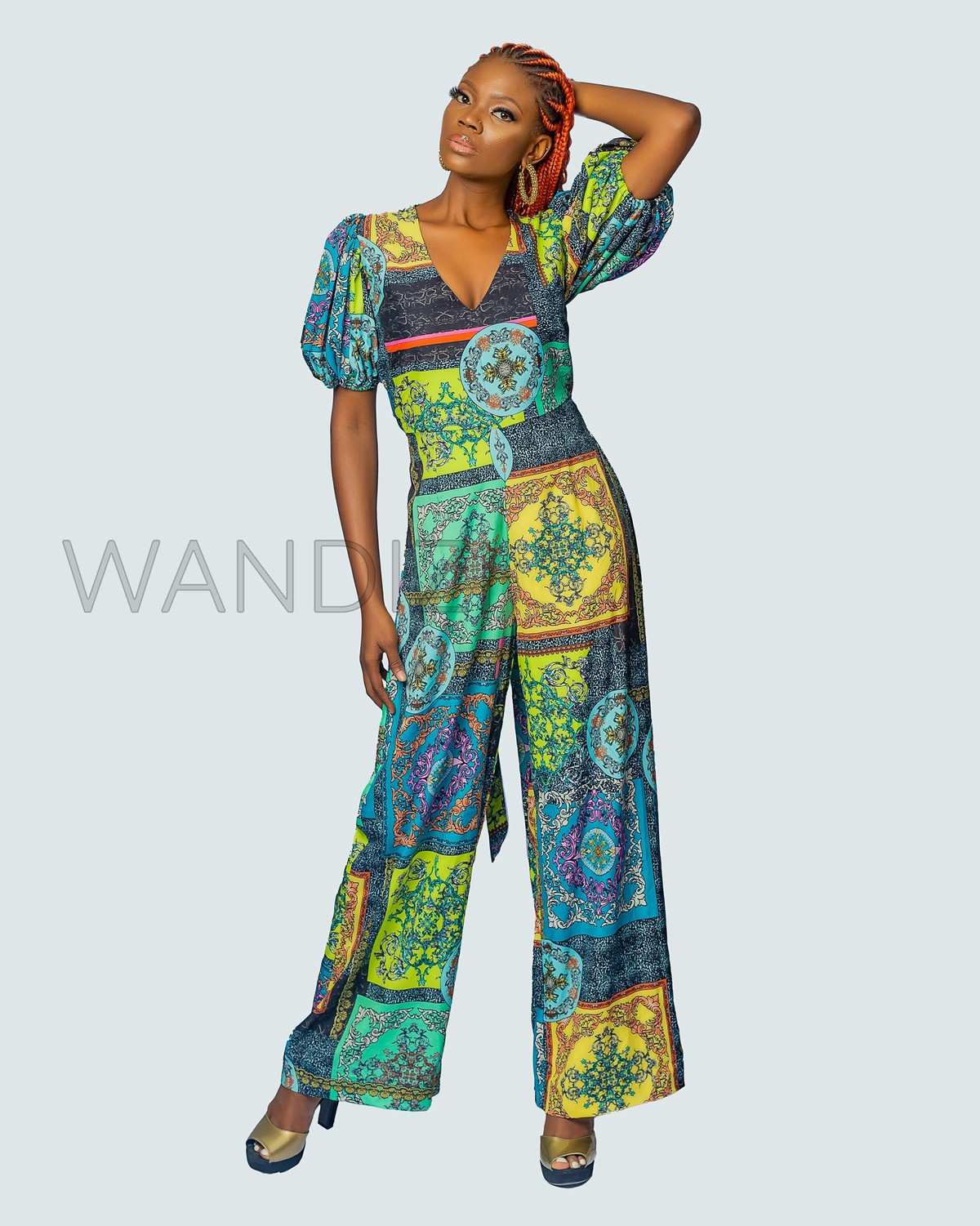 New Chiffon Jumpsuit, Multi-color Jumpsuit Women, Jumpsuit with Chiffon ...