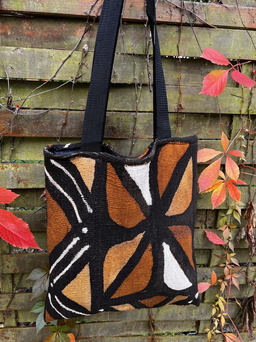 “Bogolan” tote bag by abi-creations - Tote bags and beach bags - ANKA