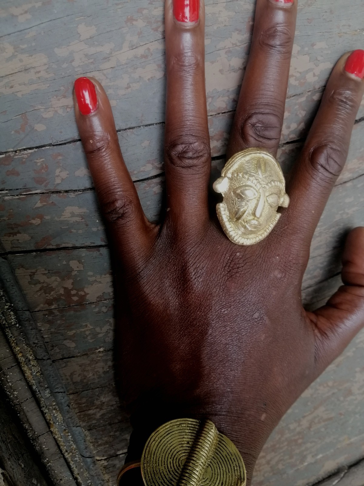 Medium adjustable ring by ricoton - Rings - ANKA