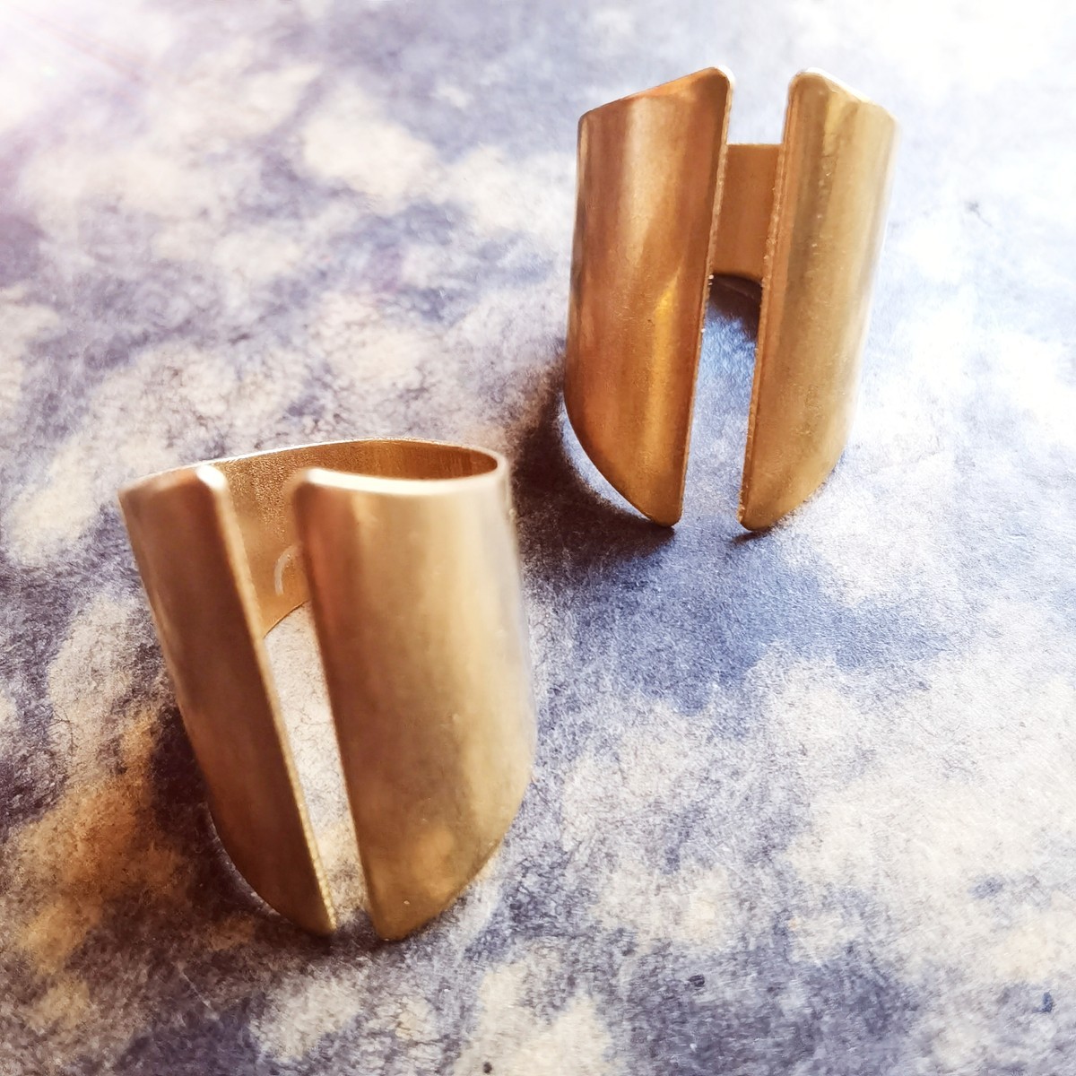 Soul Makossa- Solid Brass handmade ring by alakondre - Rings - ANKA