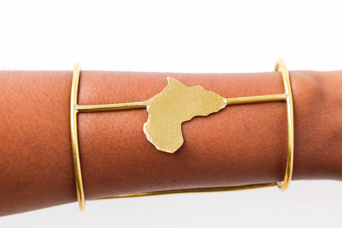 African brass bracelets, Cuff brass bracelets, Brass and bone Bangles ...
