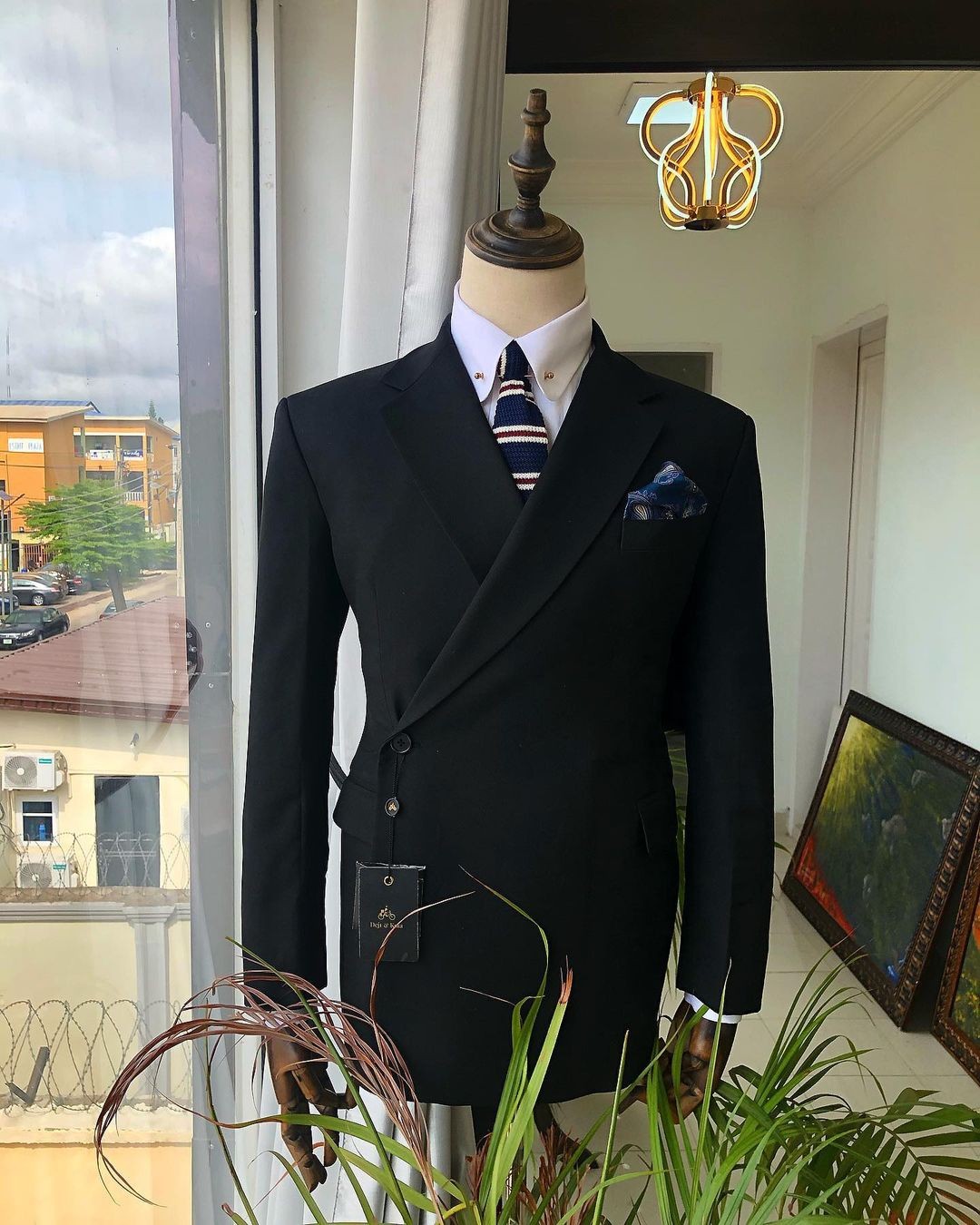 The “Herd Immunity” Wrap Suit by dejiandkola - Men's Suits - ANKA