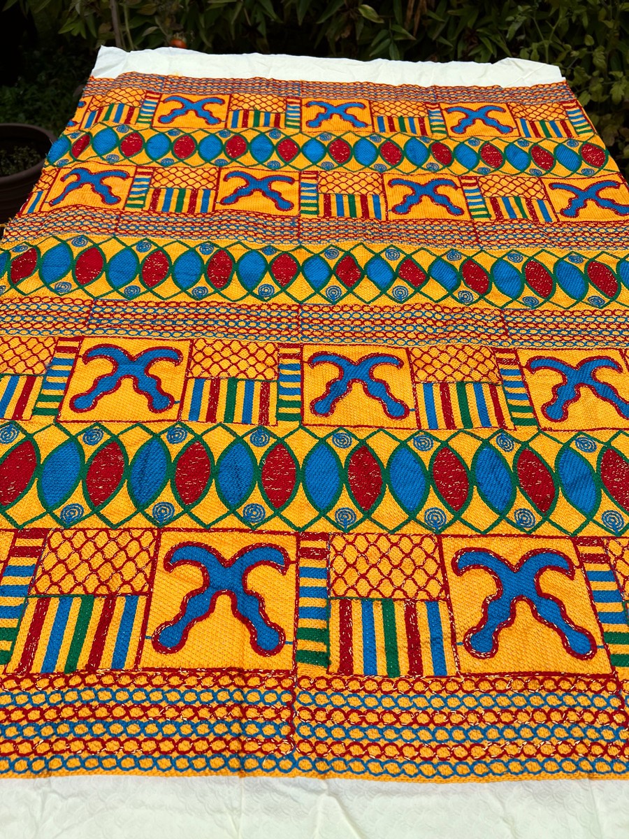 4 Yard Woven Kente Fabric Obama by abi-wax - Kente and other woven fabr ...