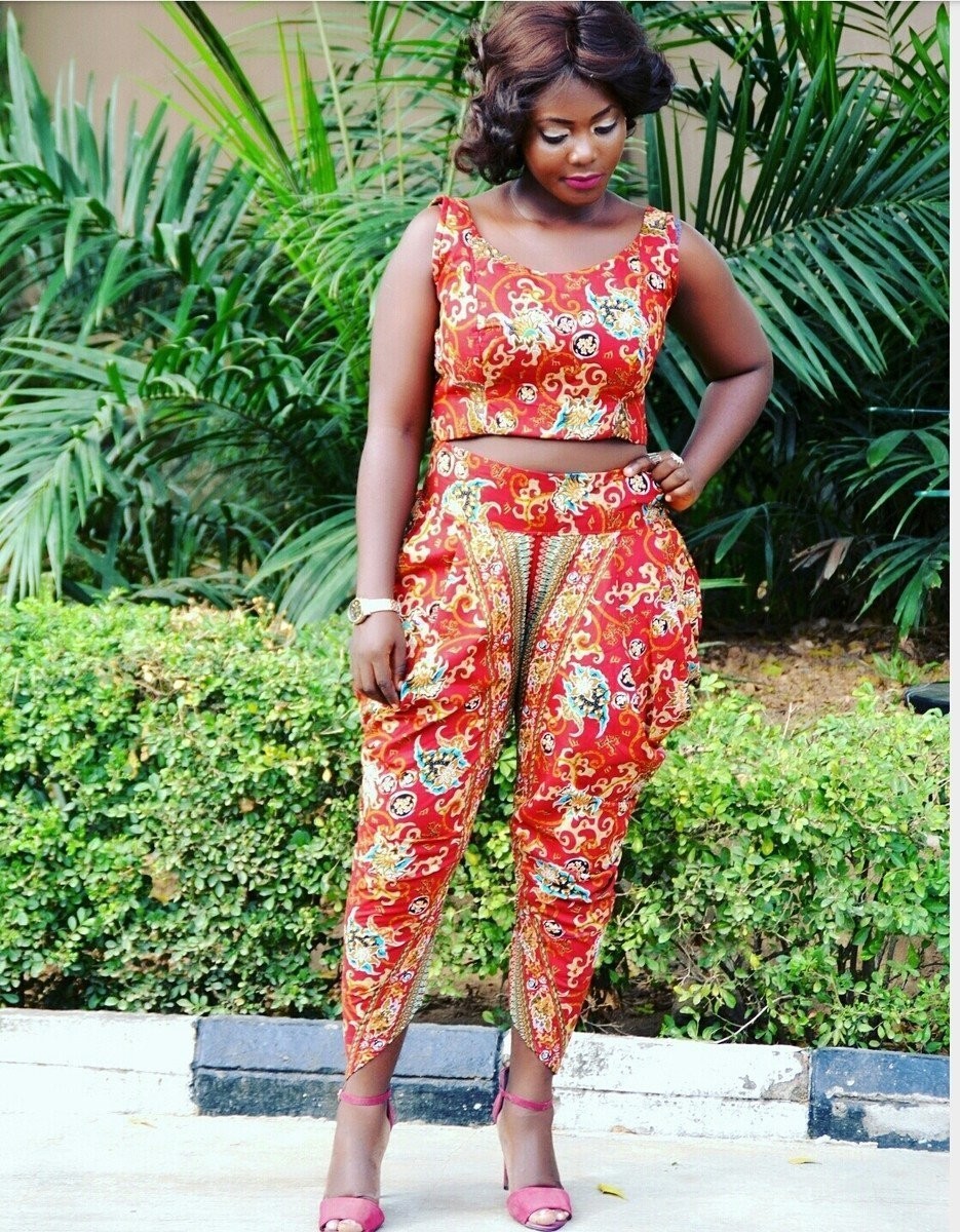 African Print Crop Top By Bibaedesignz Crop Top Anka