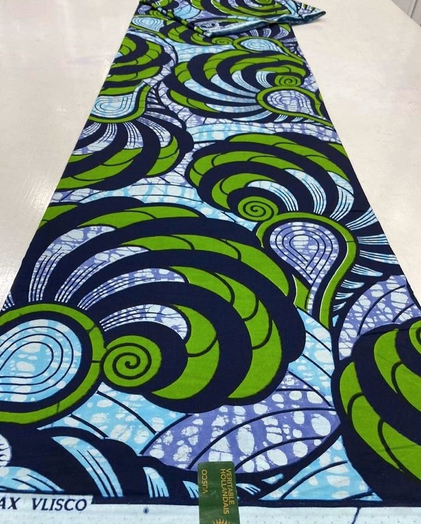 Original Premium Cotton Satin Wax Vlisco Hollandais fabric/ Dutch Wax ...