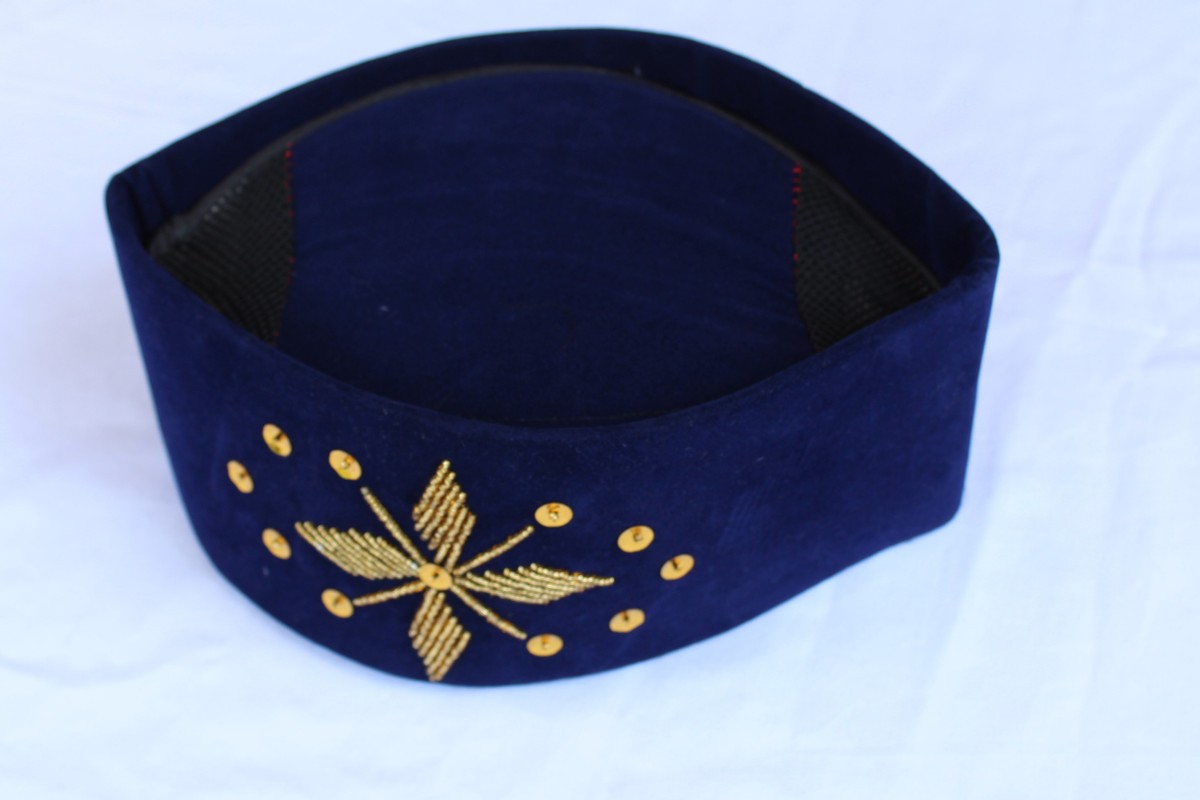 Beaded Velvet Cap, Igbo Velvet Cap, Fulani Hat, African Beaded Hat, Afr ...