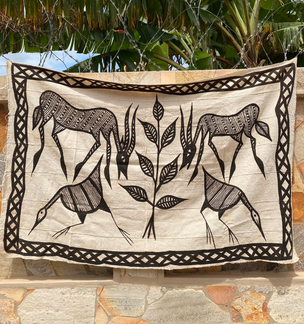Korhogo Fabric - 003 by threaded-tribes - Bogolan & Mudcloth fabri - ANKA