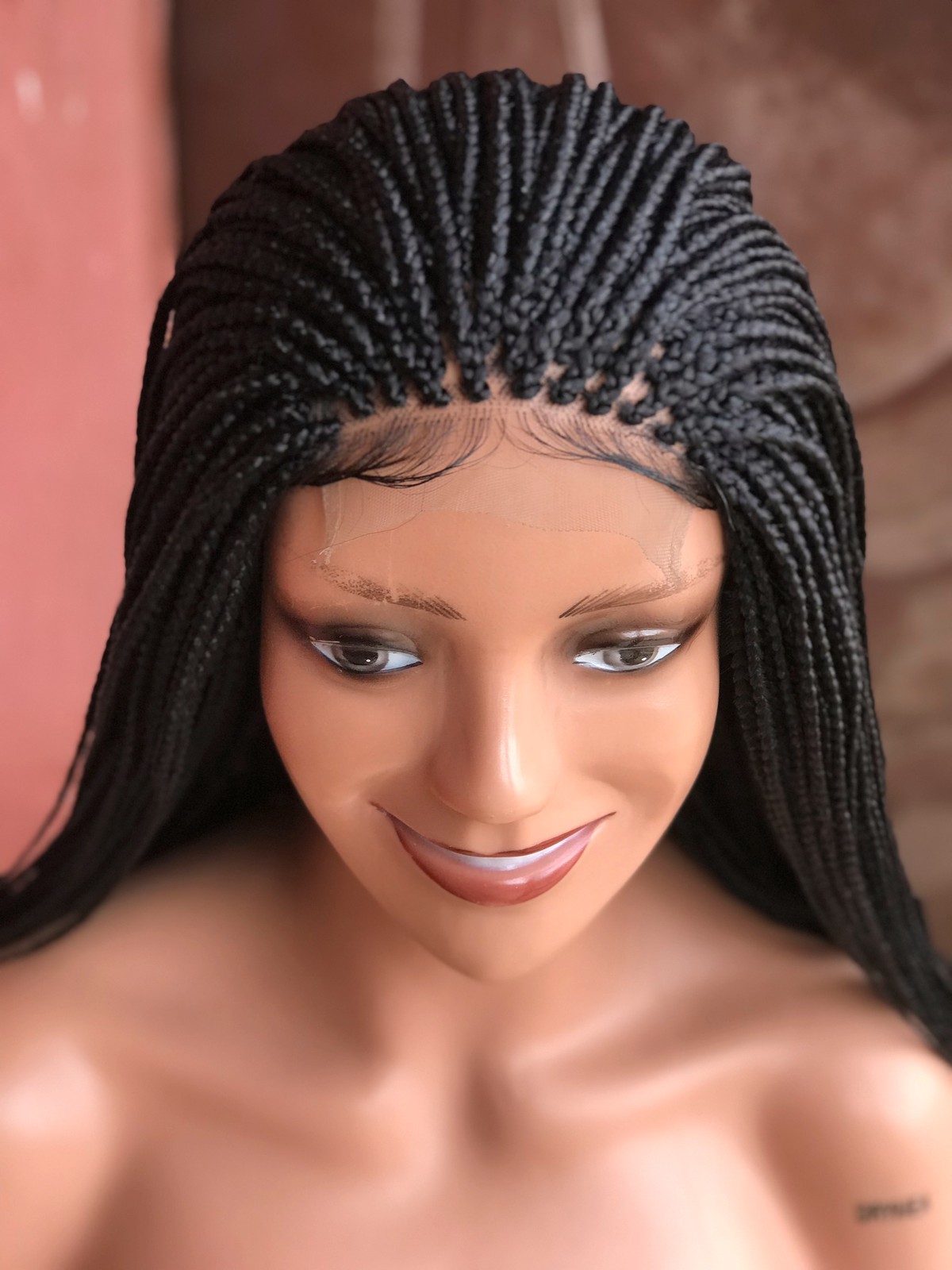 Ready to ship, Braids wig, closure wig, braided wigs for black women by ...