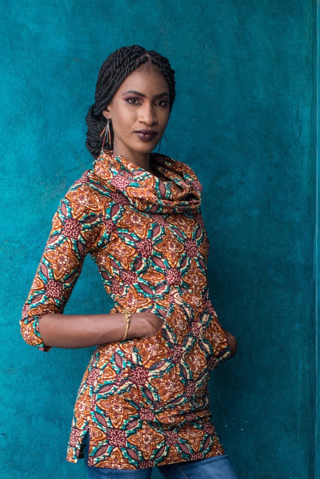 Tunique Manani (multicolore) par debbo-dakar - Tuniques Femme - ANKA