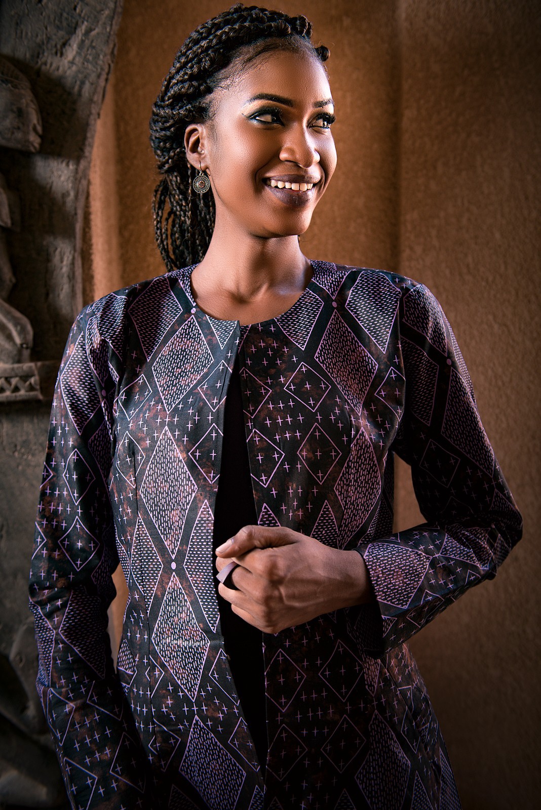 Ifé jacket (ethnic) by debbo-dakar - Long Jackets - ANKA