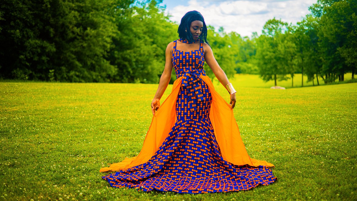 African Print Prom Dress | African Print Dress | Ankara Prom Dress | A ...