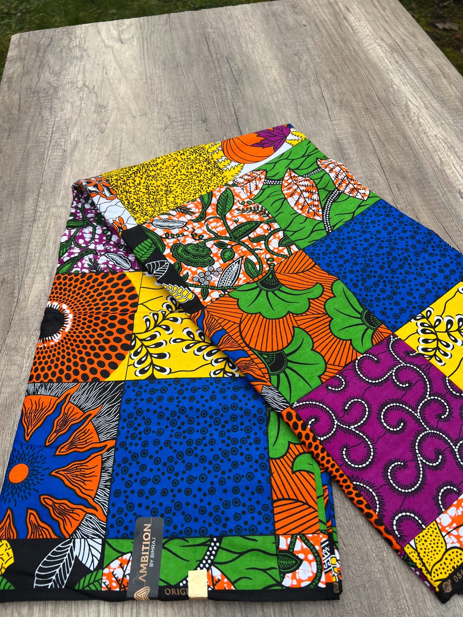 Wax fabric 100% cotton 2 yard “Deluxe” by abi-wax - Ankara wax print - ANKA