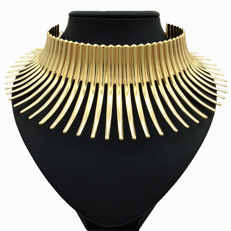 African style collar women necklace by chamabebcouture - Crew necklaces ...