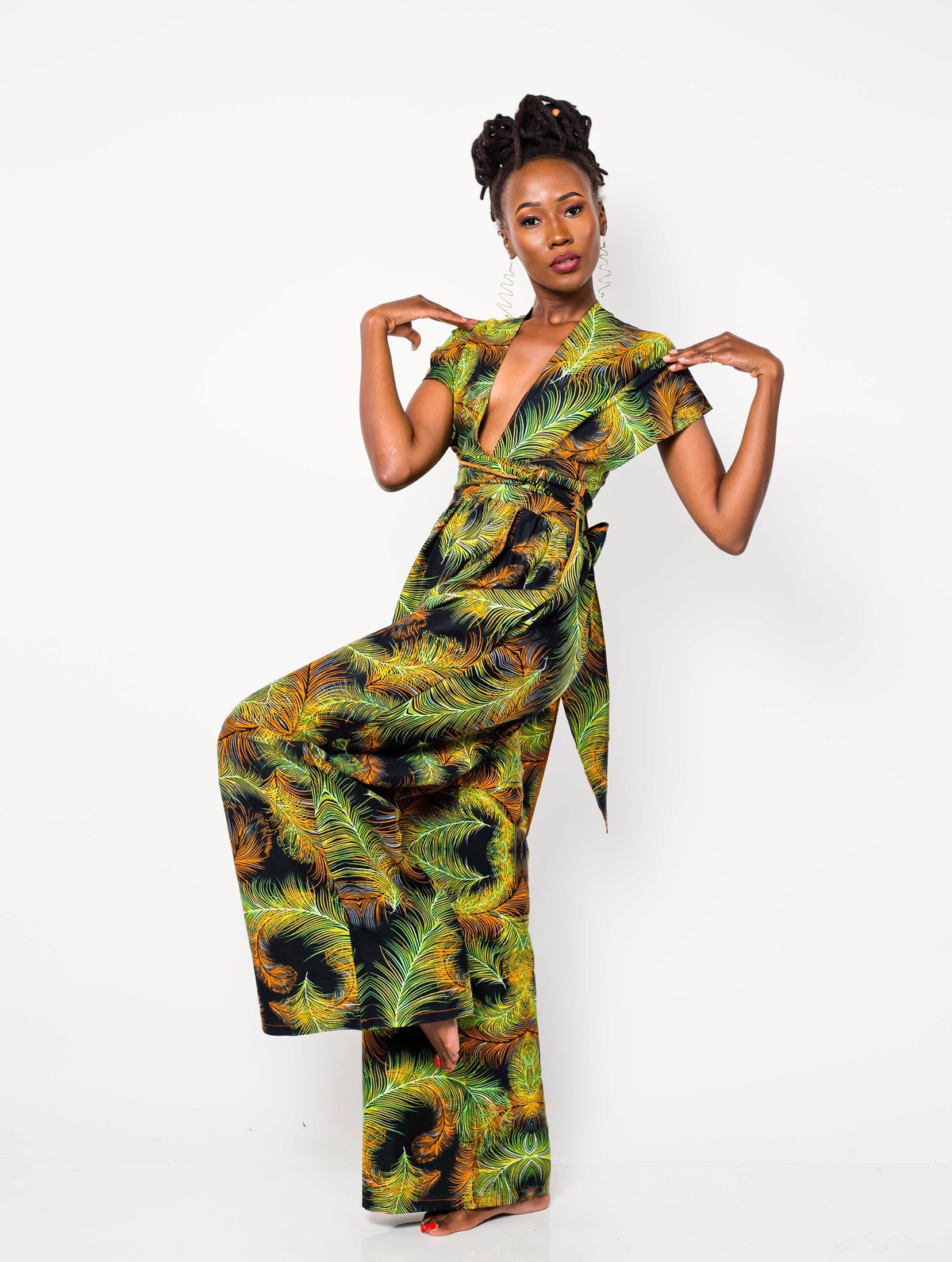 Combinaison Infinity Olive par africanyuva - Combinaisons & Salopet - ANKA