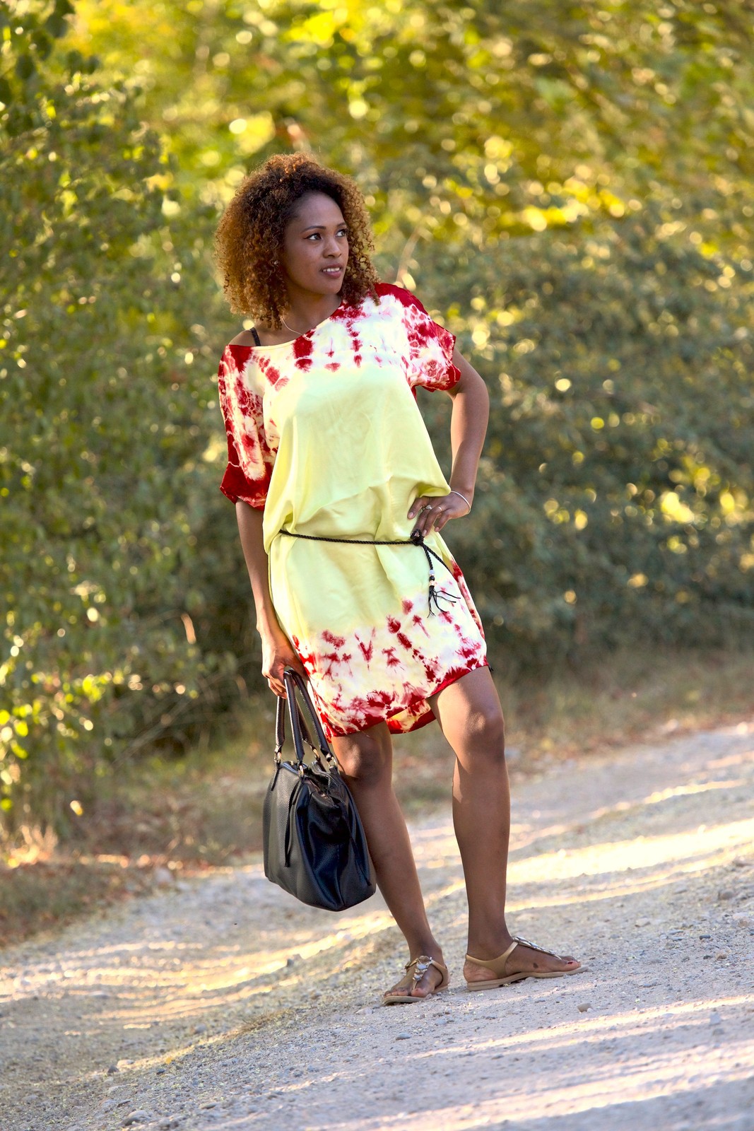 Short fluid batik dress by ridial-creation - Short dresses - ANKA