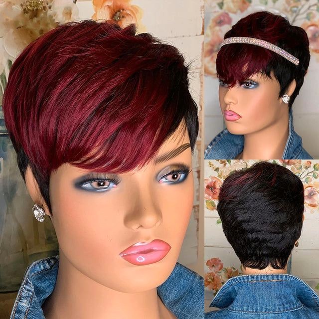 Pixie Cut Human Hair Wig By Duveehairs Wigs Afrikrea