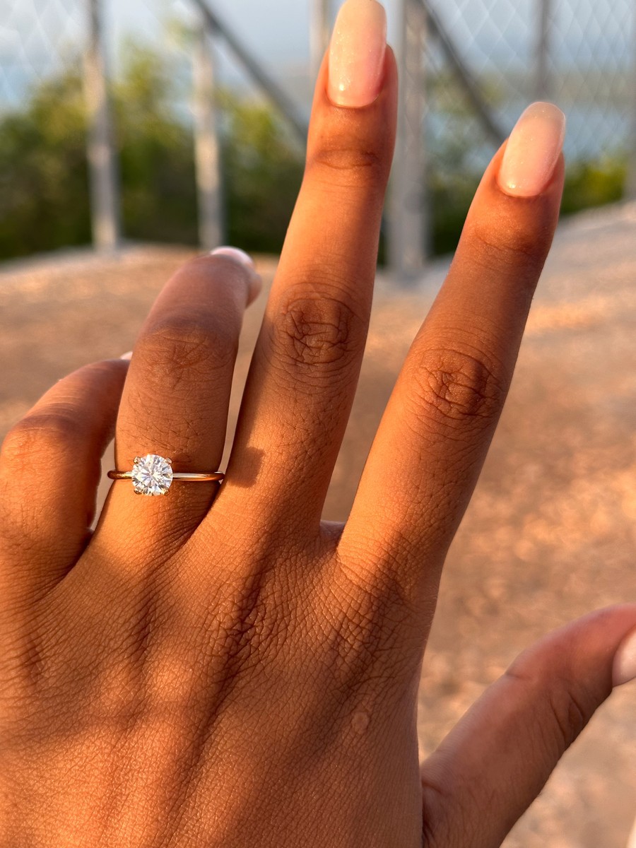 1 carat engagement ring by vangovango - Rings - ANKA