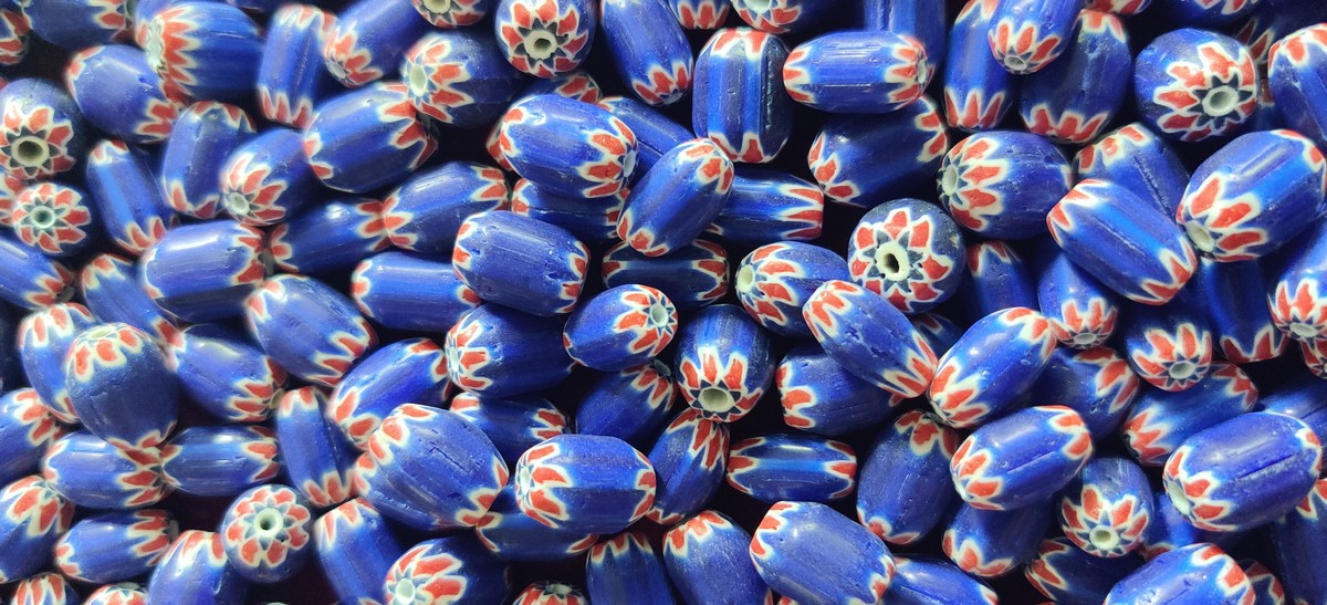 Venetian beads ROSETTA 8 pieces by perles-des-rois - Beads, gems and ot ...