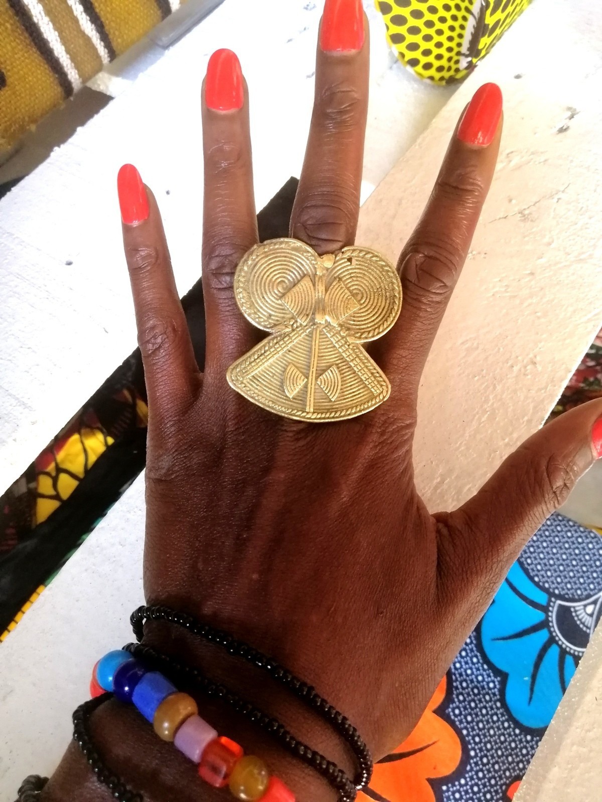 Wide adjustable ring by ricoton - Rings - ANKA