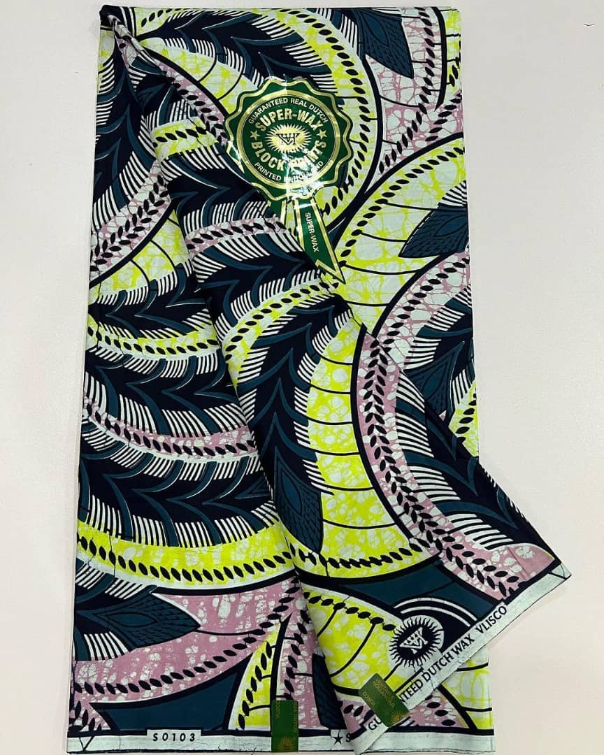 Original Premium Super Wax Vlisco Hollandais fabric/ Dutch Wax/ Holland ...