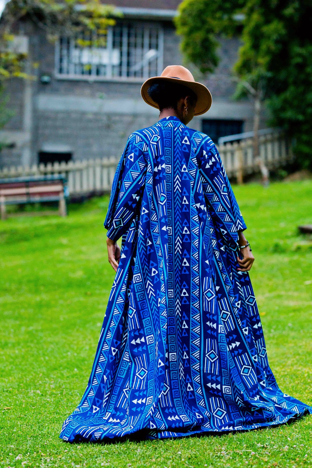 Bahari African Print Kimono - Blue Print by africanyuva - Kimonos - ANKA