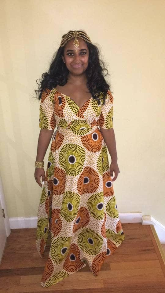 Elsie African Print Maxi Dress With Slits by cepalafricandesigns - Long ...