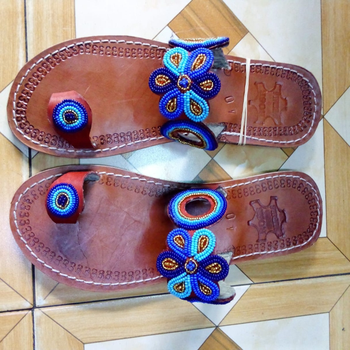 African beaded ladies sandals, Zulu sandals, African sandals, Christmas ...