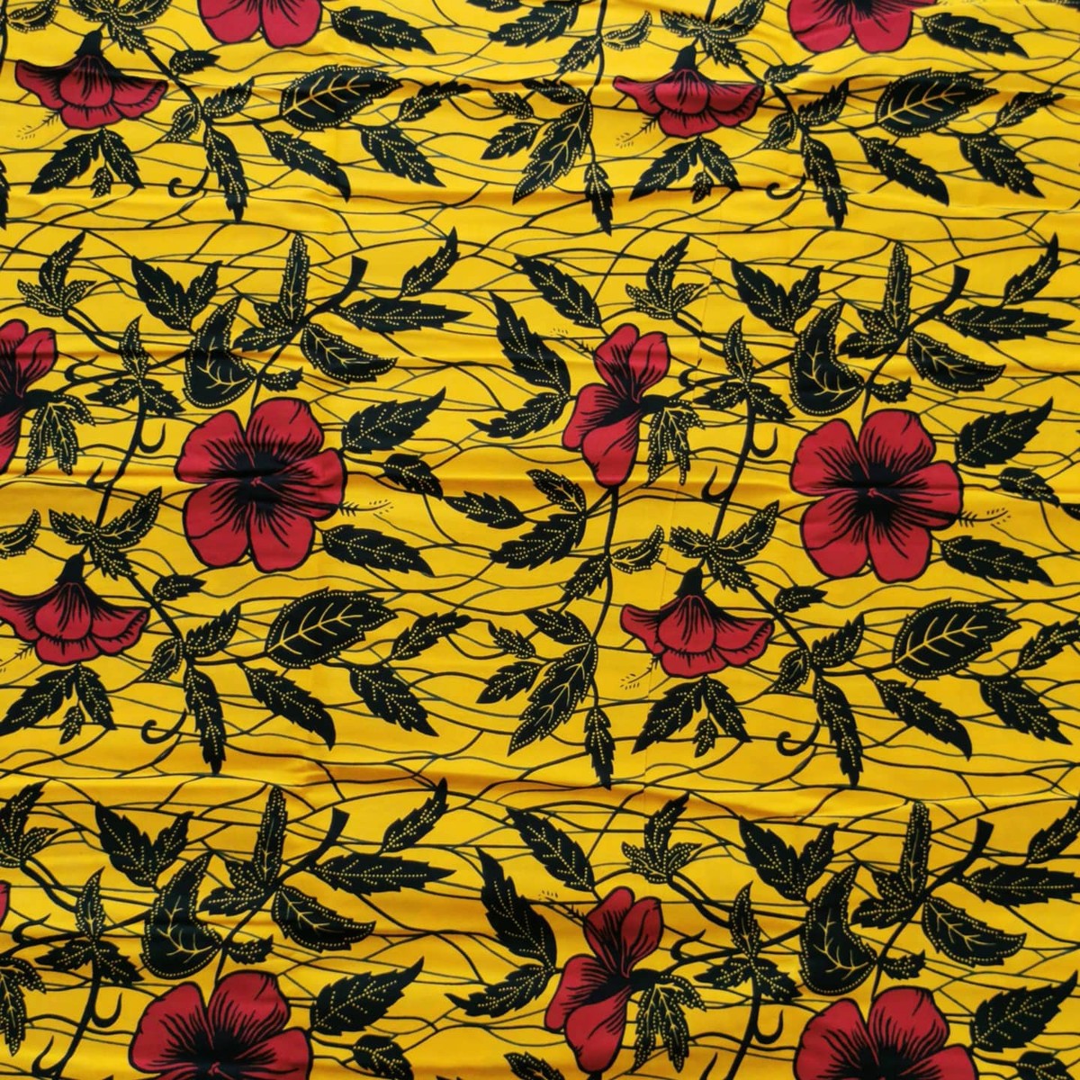 COUPON FABRIC WAX AFRICAN WEDDING FLOWER PATTERN by eyramwax - Ankara w ...