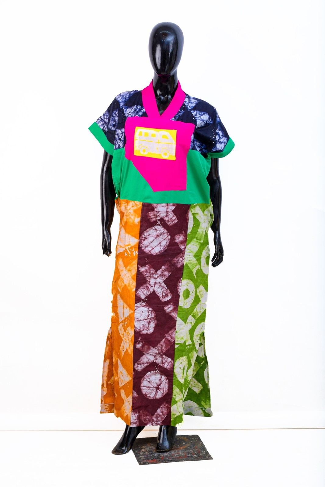 Batik Adire Boubou Maxi dress (Blue/Green/wine/orange) by mimiciqu - Lo ...
