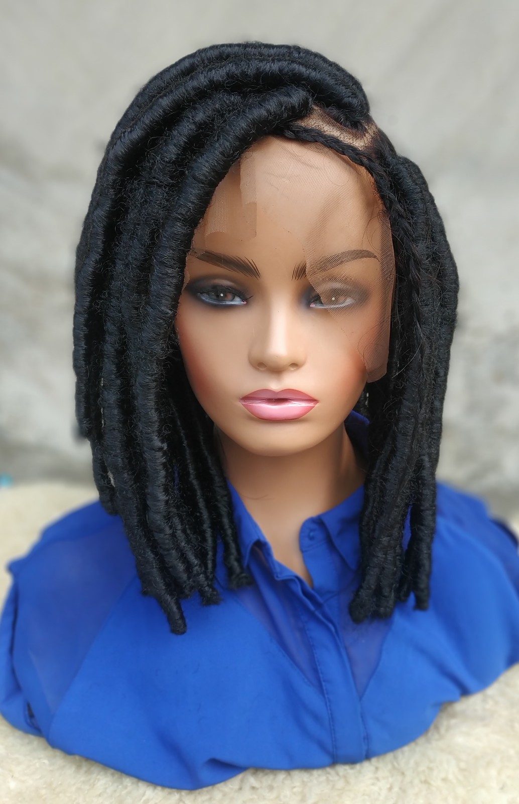 Braids wig,wig for black women, Bob faux locs,free shipping by deejawo ...