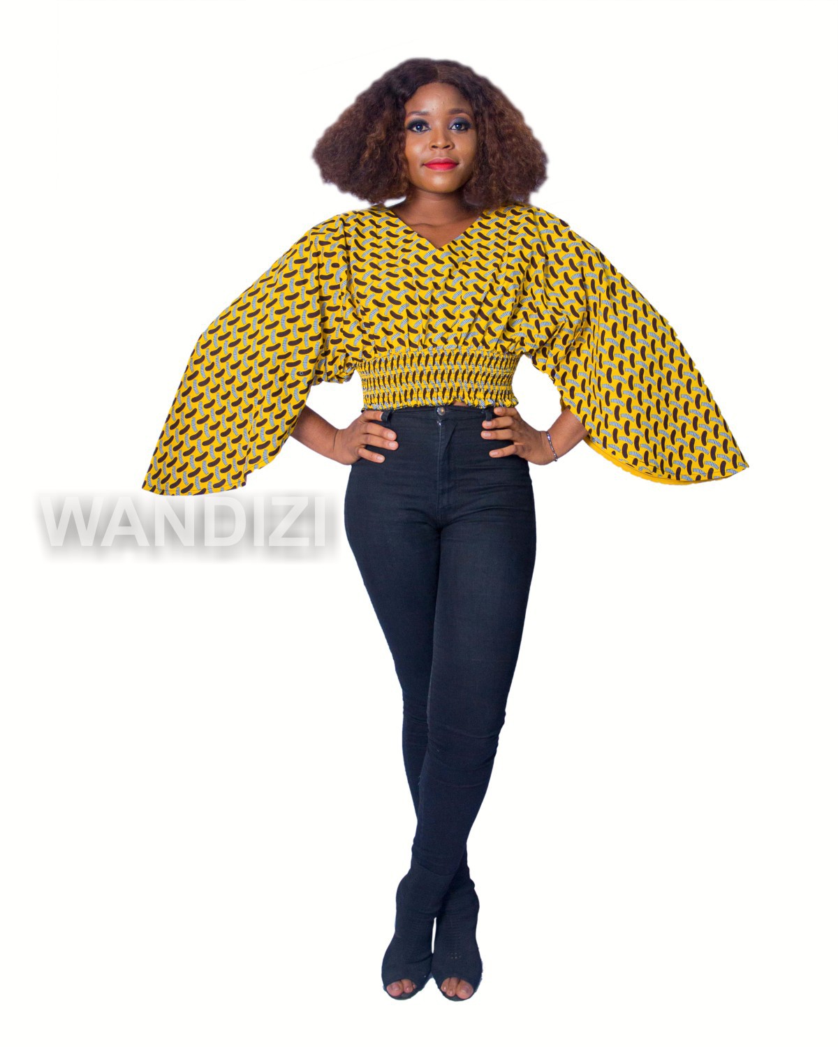 African Print Crop Top, Ankara Wrap Top, African Print Wrap Top, by wan ...