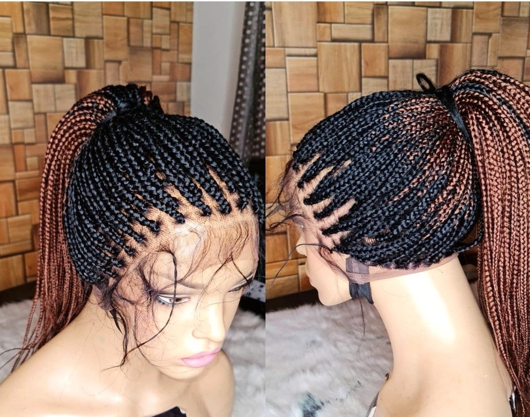 Full lace box Braided wig ,box braided wig lace wigs cornrow wigs by me ...