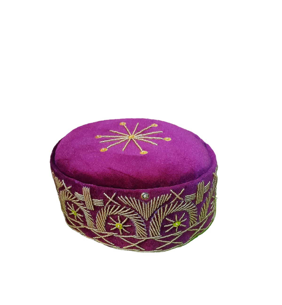 Velvet Stoned Crown Wedding Hat, Traditonal Beaded Cap, African Mens H ...