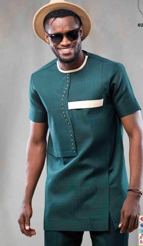 Green senetor men wear by adetifatimi - Men Traditional Clothings ...