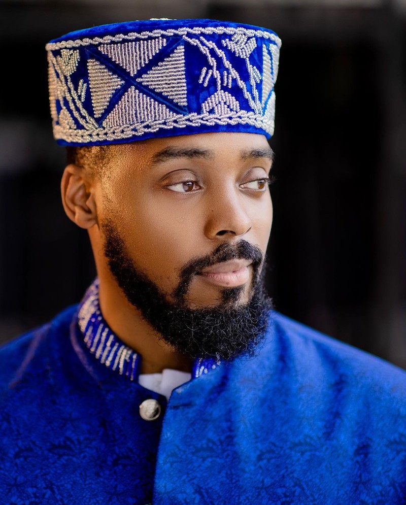 Velvet African Cap, Hausa Cap, Mallam Cap, Fulani Hat, African Mens Hat ...