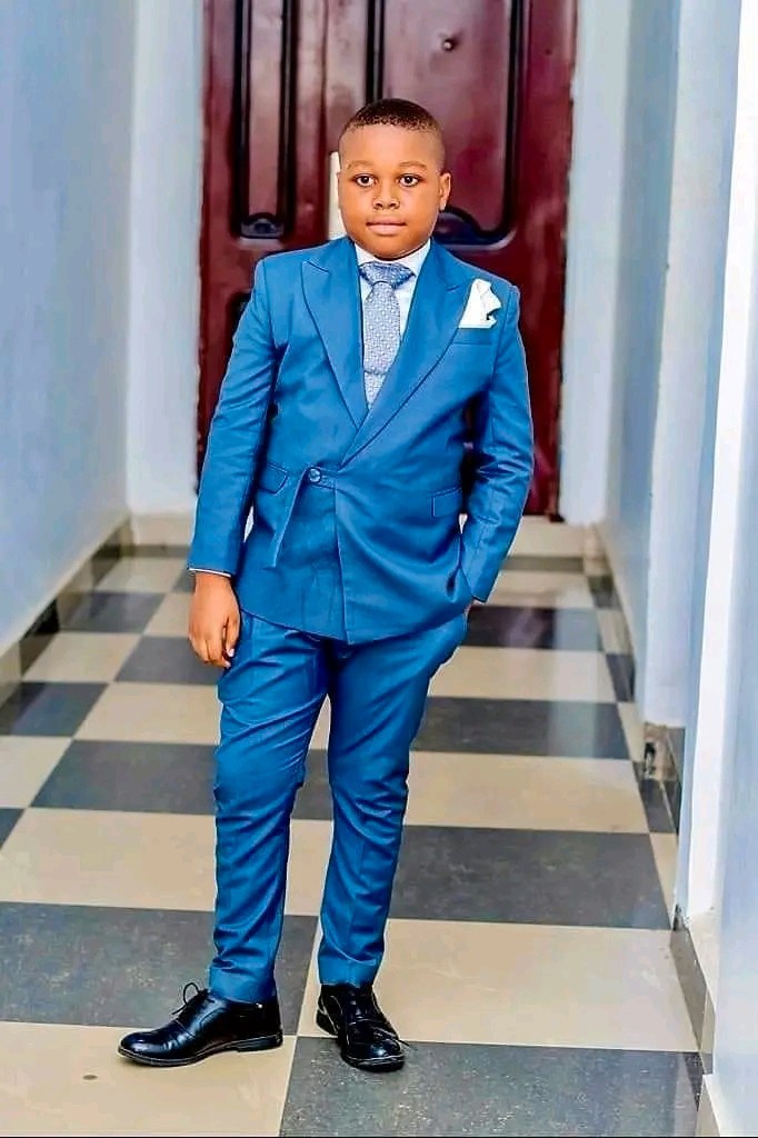 Fashion Blue Suit for Boys Prom Wedding Blazer with Pants 2 Pieces by c ...