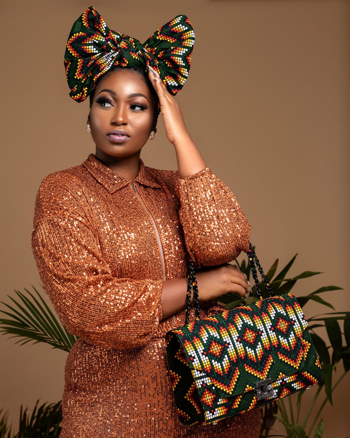 Baako Rhinestoned Handbag by mytribe - Shoulder bags - ANKA