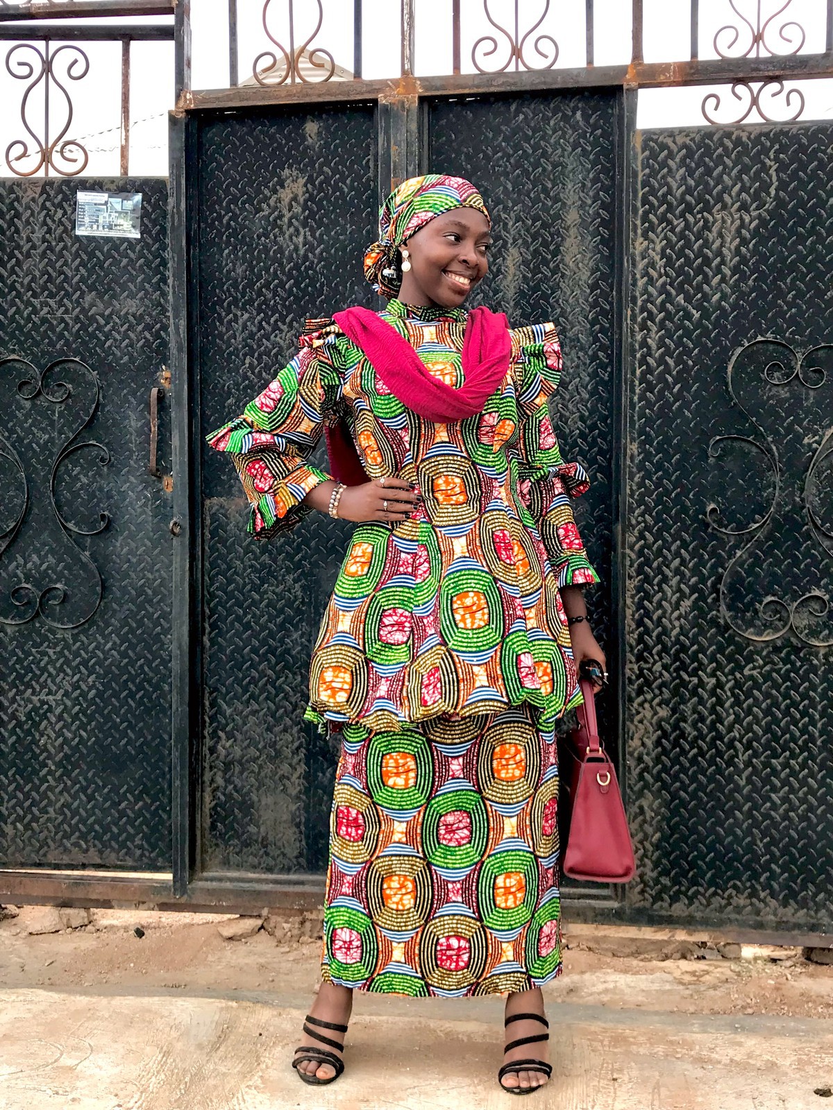 Ankara Skirt and Blouse, Ankara Six-piece Blouse, Ankara Borno Style by ...