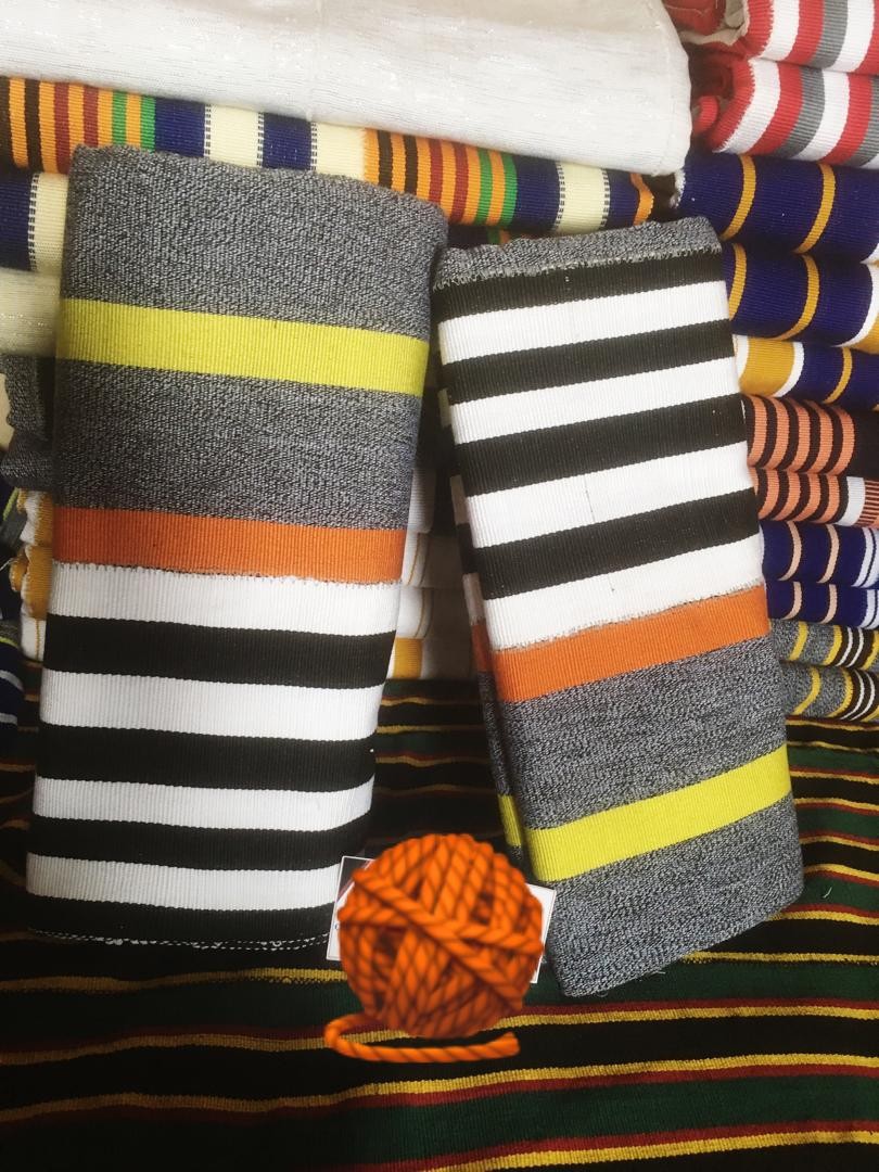 Patterned Northern Ghana Kente-grey by glowwego - Kente and other woven ...