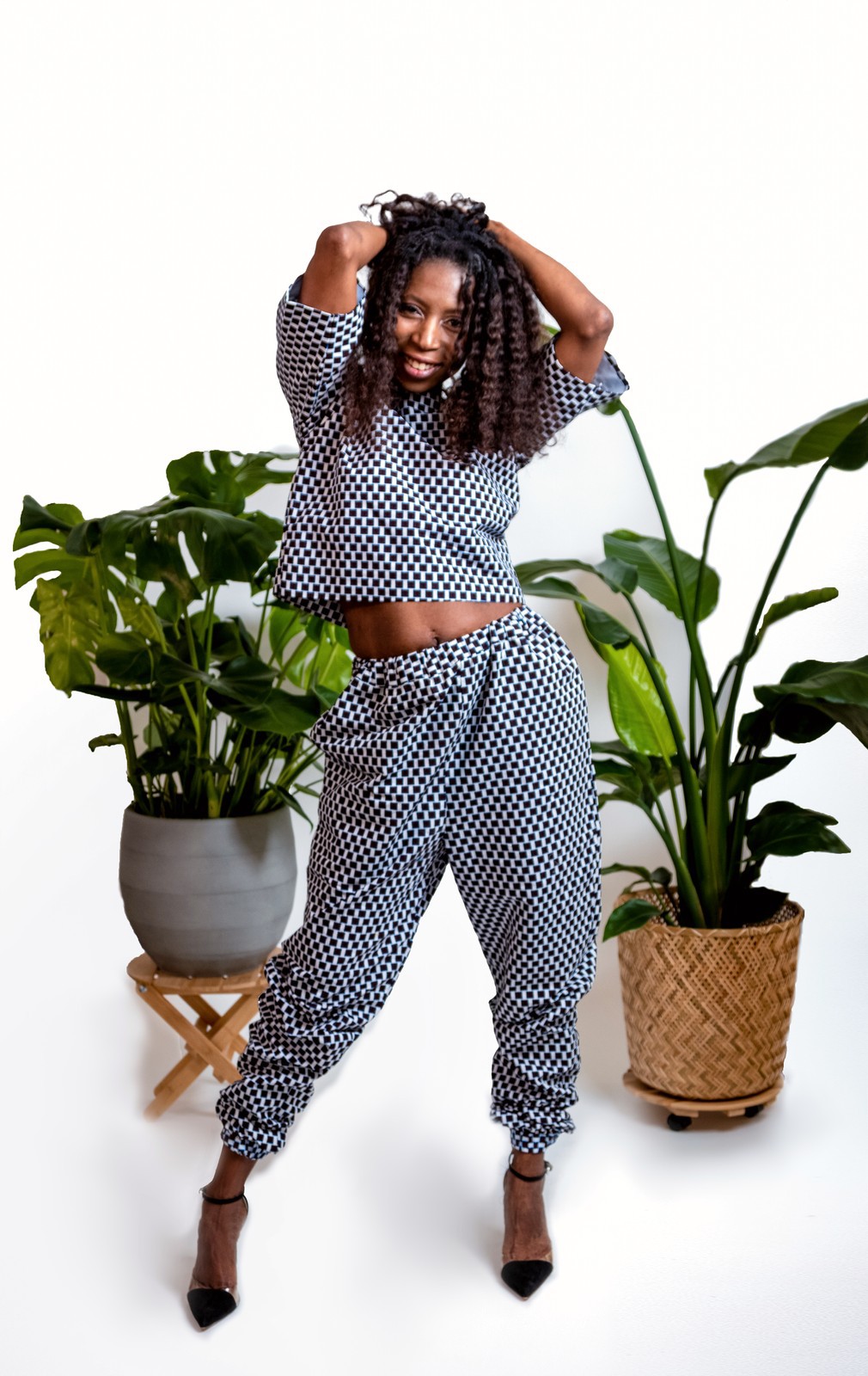 Ankara Crop top and joggers| Gifts For Her| African crop Top And Jogger ...