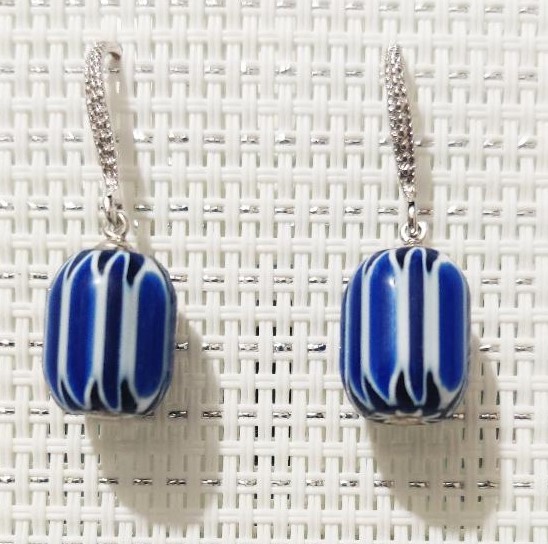 ROSETTA Venetian pearl earrings by perles-des-rois - Hanging drops earr ...