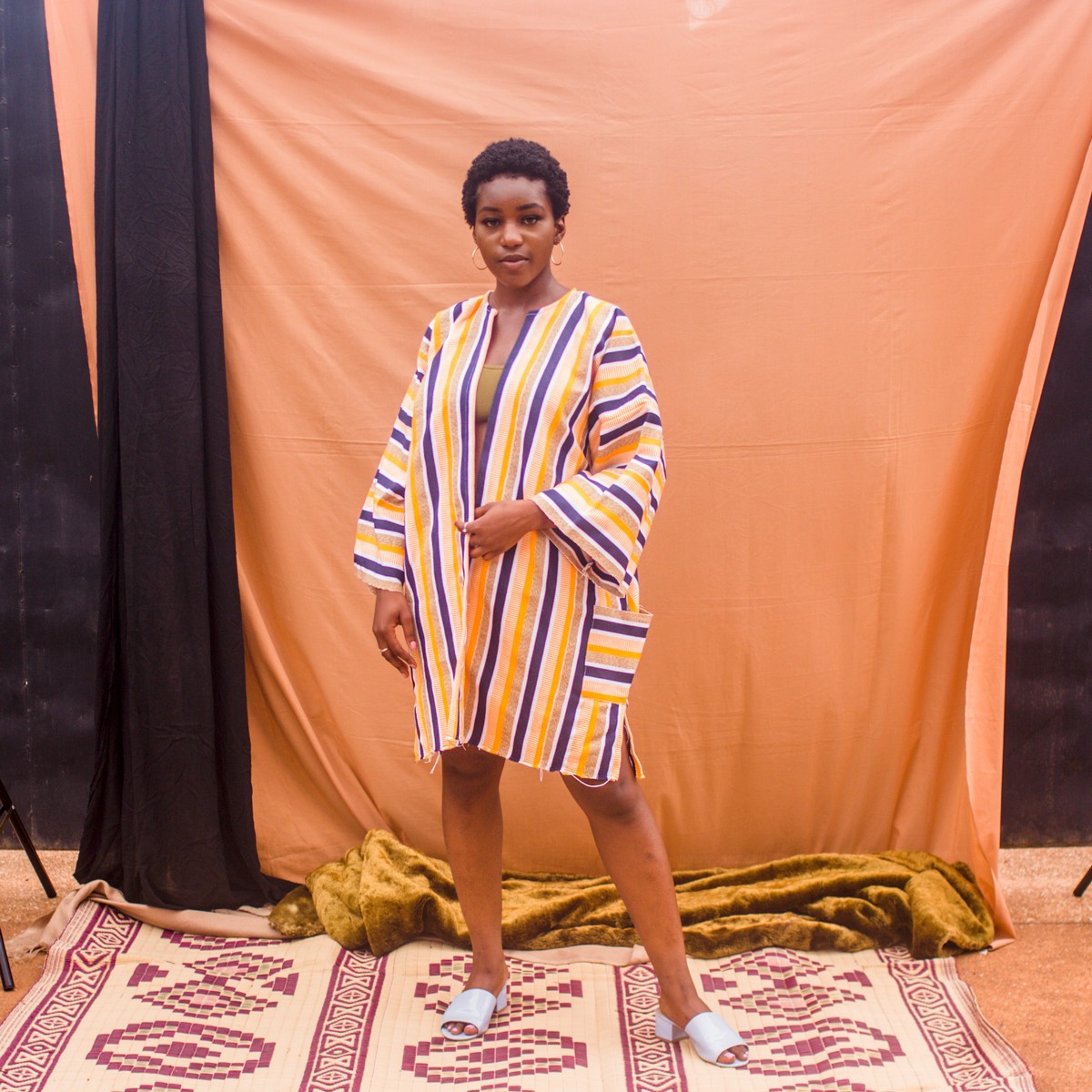 Fugu Cloak - Gonja by threaded-tribes - Unisex Tunics - ANKA