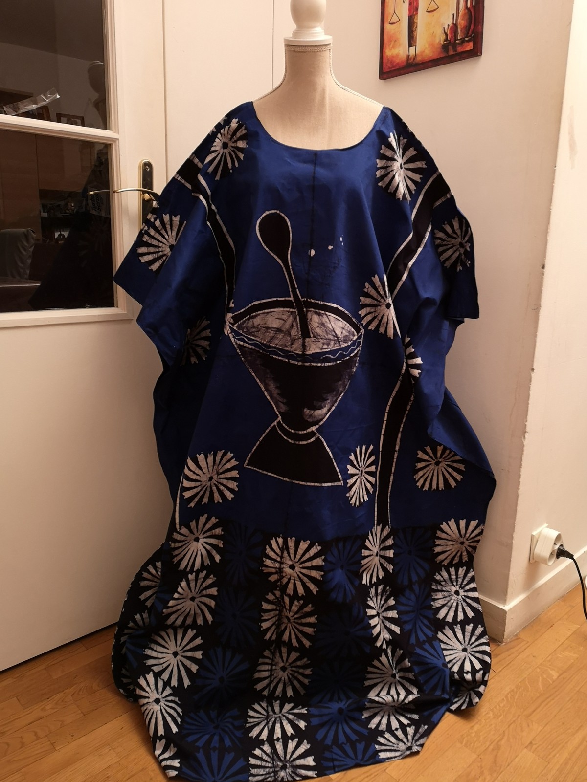 Long batik fabric dress (Size 40 to 60) by pagnshop - Long dresses - ANKA