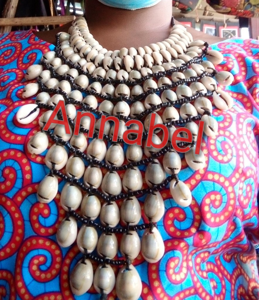 African shell long necklaces by bella-a-crafts - Long necklaces - Afrikrea