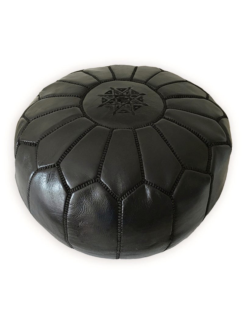 Poufs in comfortable genuine leather with high-end finish by cuiroma ...