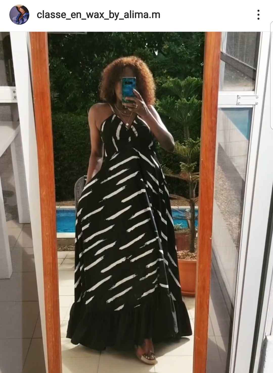 LARISSA LONG DRESS by classe-en-wax-by-alima-m - Long dresses - ANKA