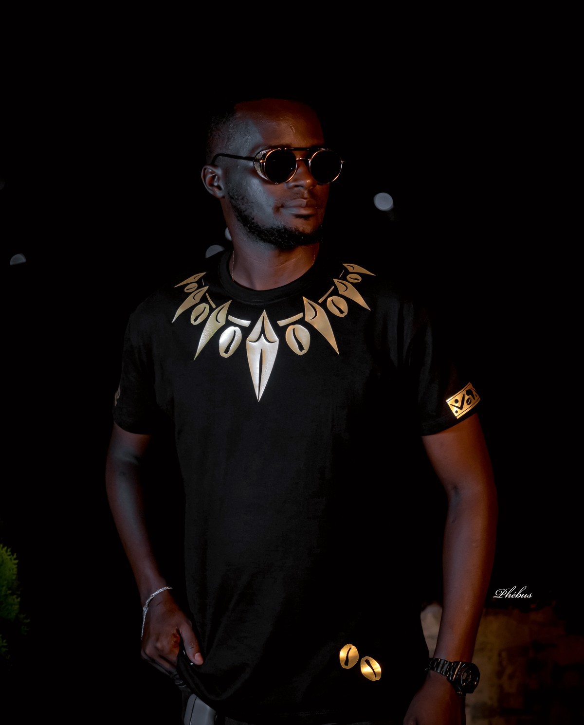 Black gold chala by mboalegacy - Men T-shirts - ANKA