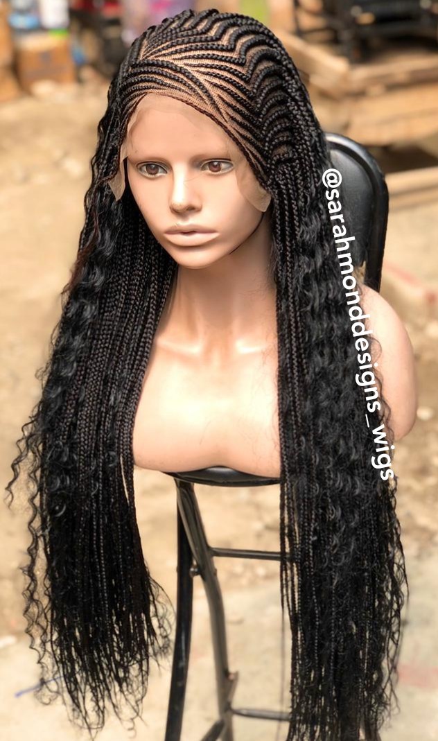 Beautiful Ready To Ship /Custom African Braided Wig/Hair/Hair accessori ...