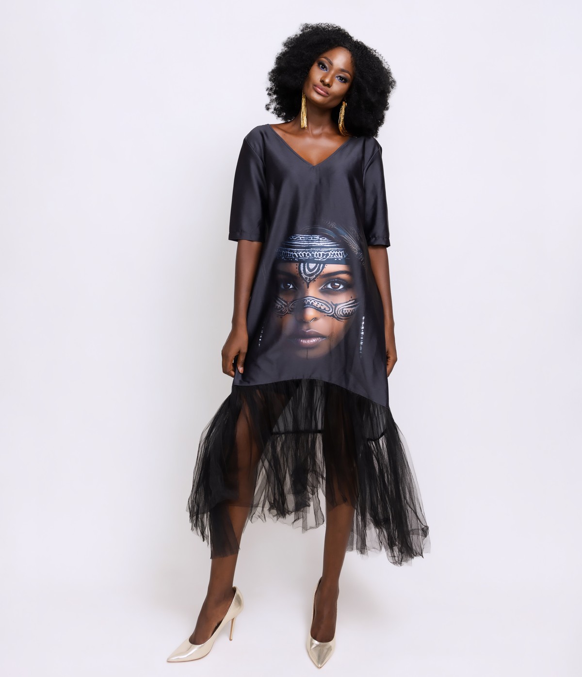 Fulani dress by alia-bare - Mid-length Dresses - ANKA